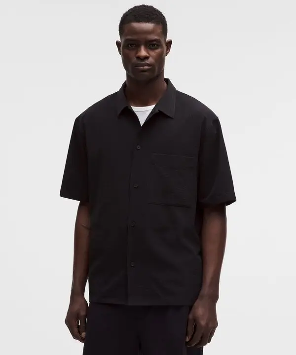 Lululemon Airing Easy Camp-collar Shirt - Black