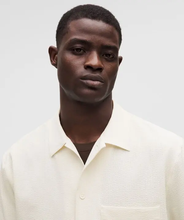 Lululemon Airing Easy Camp-collar Shirt - Light Ivory