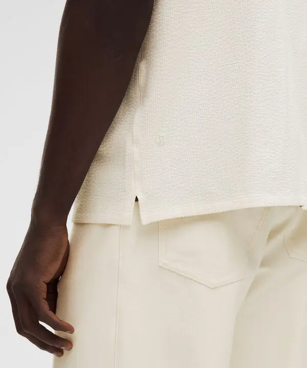 Lululemon Airing Easy Camp-collar Shirt - Light Ivory