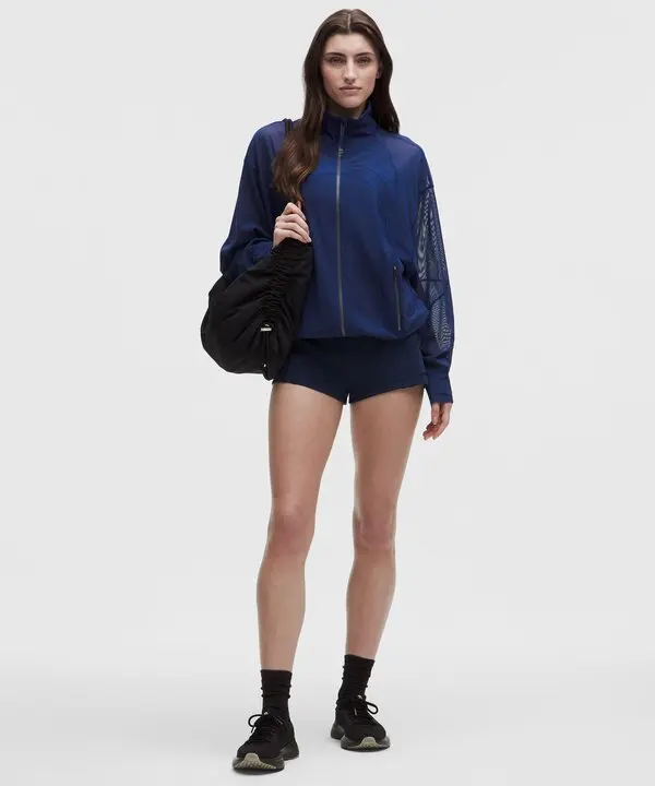 Lululemon Define Oversized Mesh Jacket - Clubhouse Blue