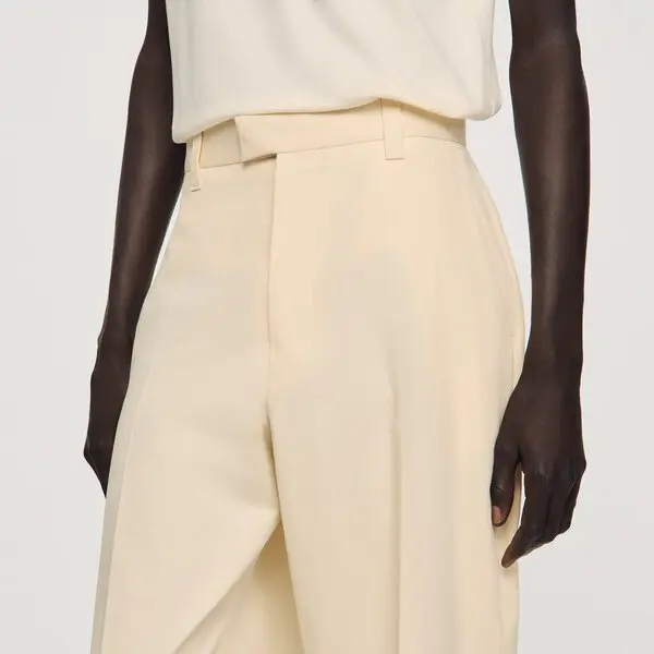 Sandro Wide-leg Cotton Trousers