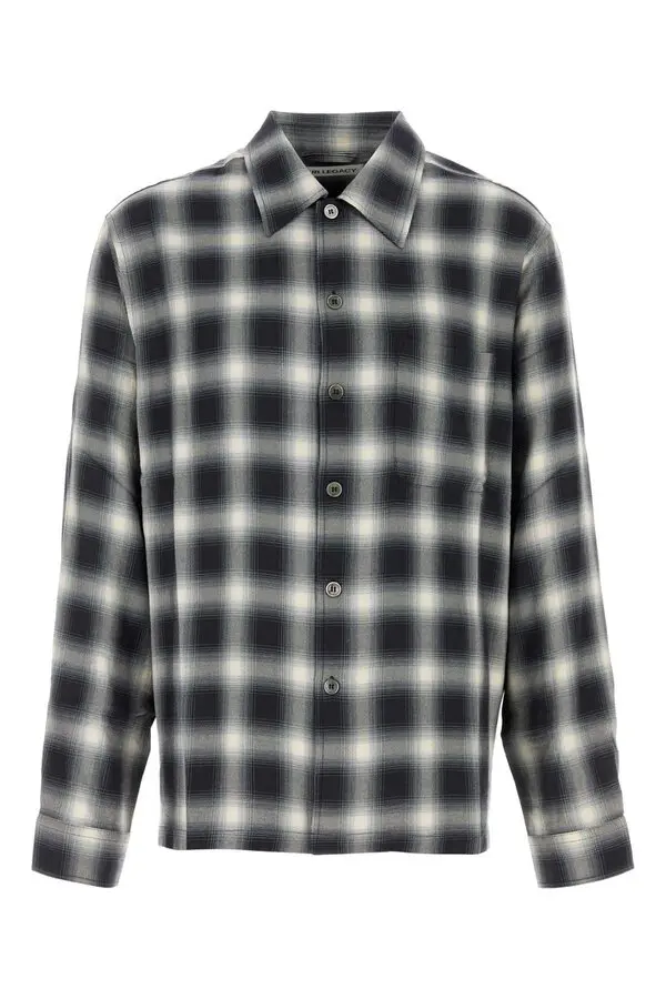 Our Legacy Embroidered Viscose Oversize Shirt