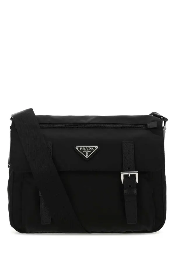 Prada Re-nylon Crossbody Bag - Black