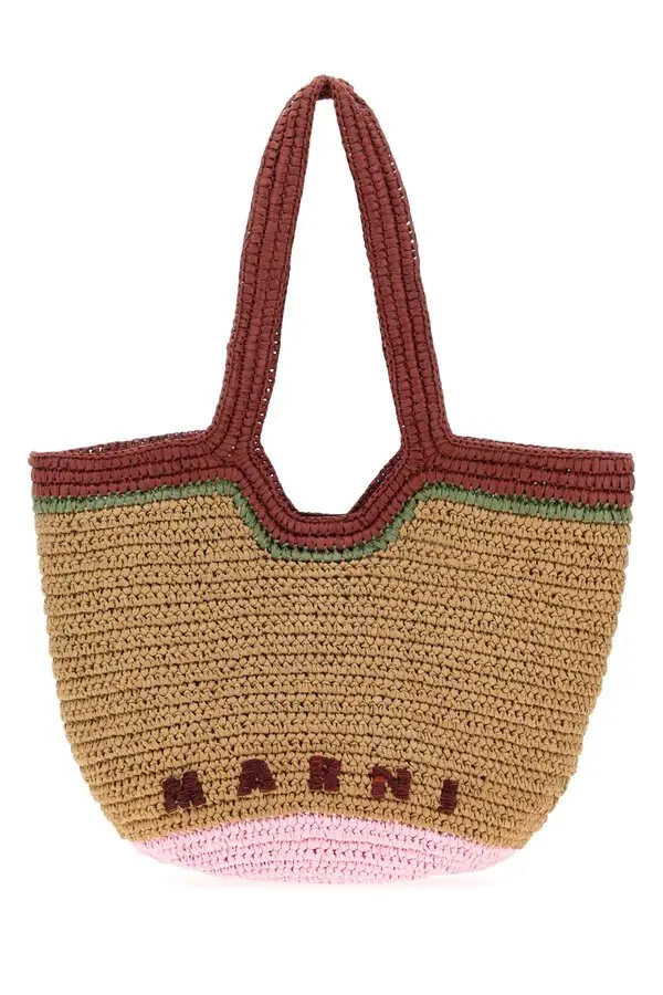 Marni Raffia Seaside Shopping Bag