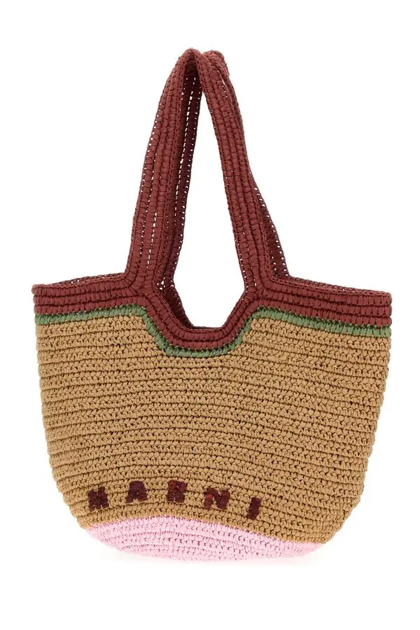 Marni Raffia Seaside Shopping Bag