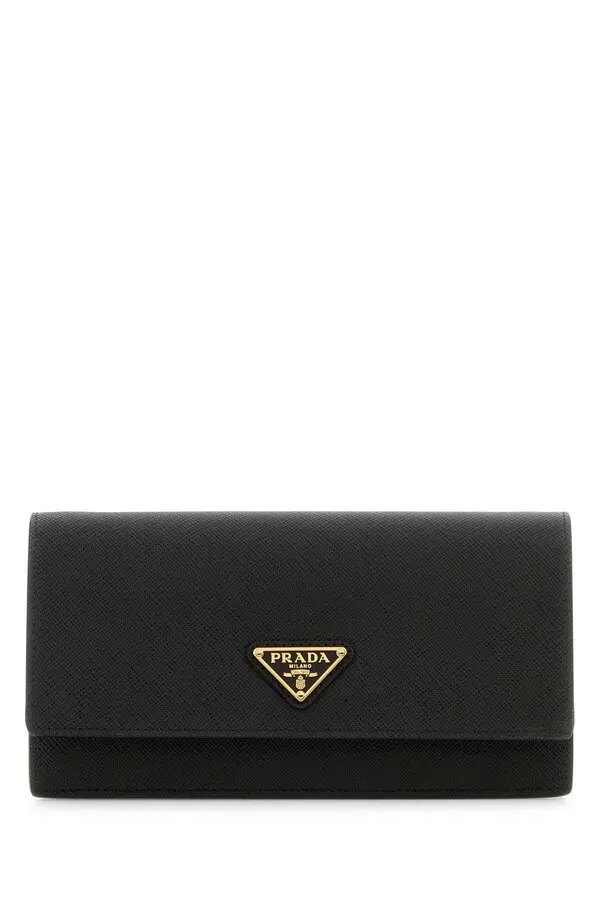 Prada Leather Clutch - Black