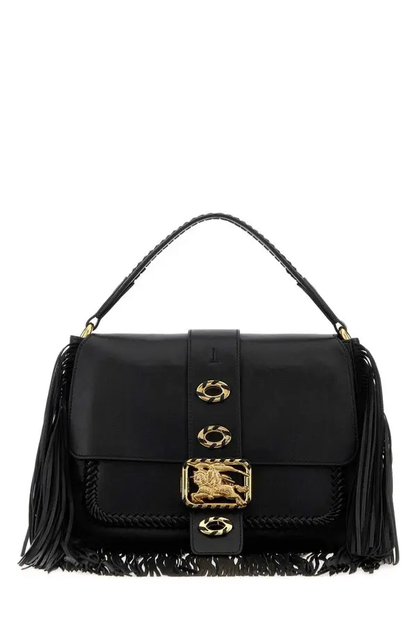 Burberry Small Rider Handbag - Black