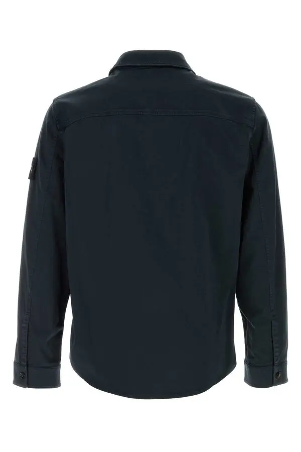 Stone Island Dark Stretch Cotton Shirt
