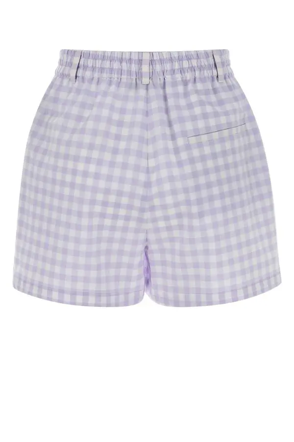 Moschino Embroidered Cotton Shorts - Multicolor