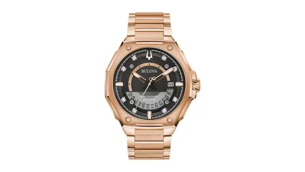 Bulova Series X Watch With Black Dial - Stainless Steel