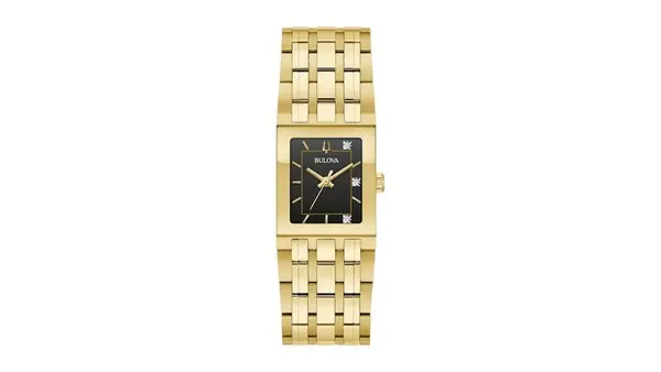 Bulova Marc Anthony Quadra Watch - Stainless Steel