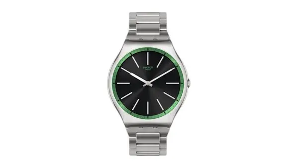 SWATCH Watch With Black Dial - Stainless Steel