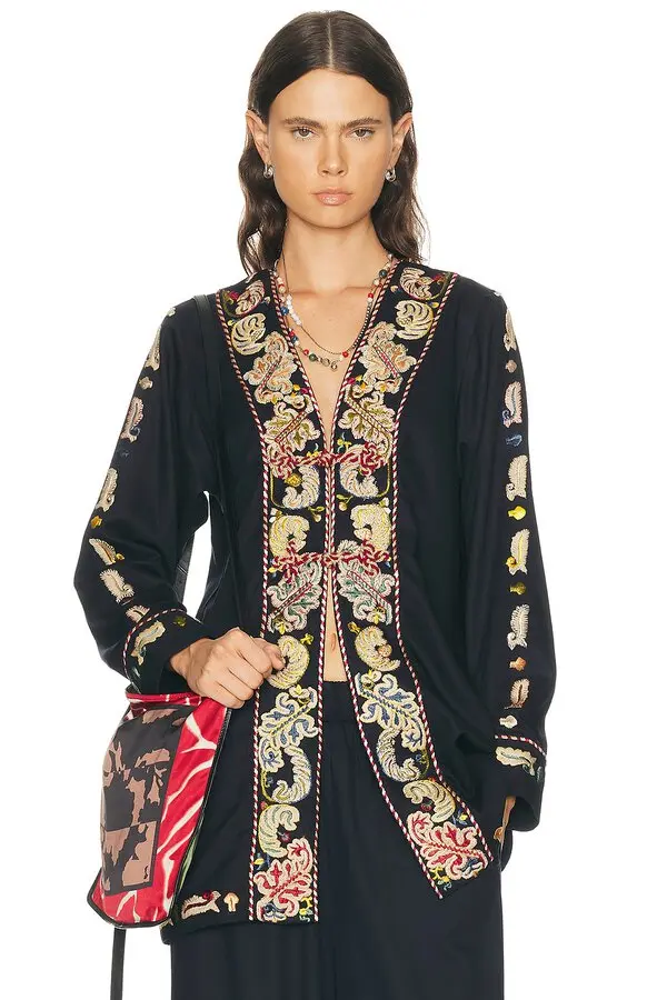 BODE Embroidered Runner Jacket