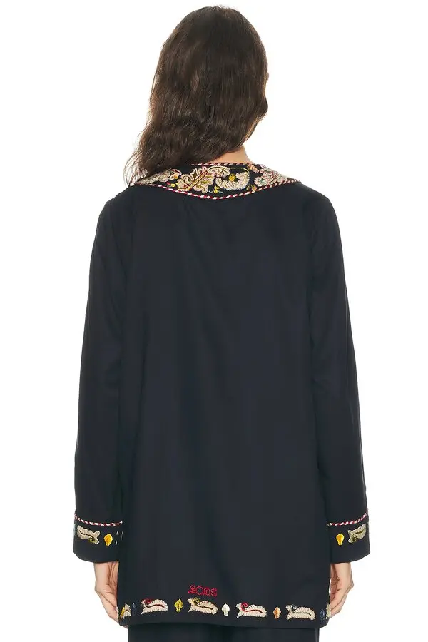 BODE Embroidered Runner Jacket