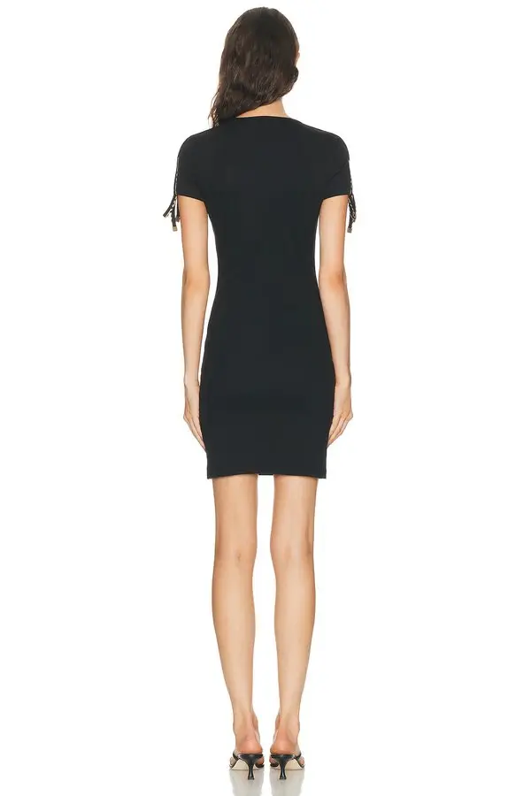 Burberry Tatiana Ribbed Mini Dress