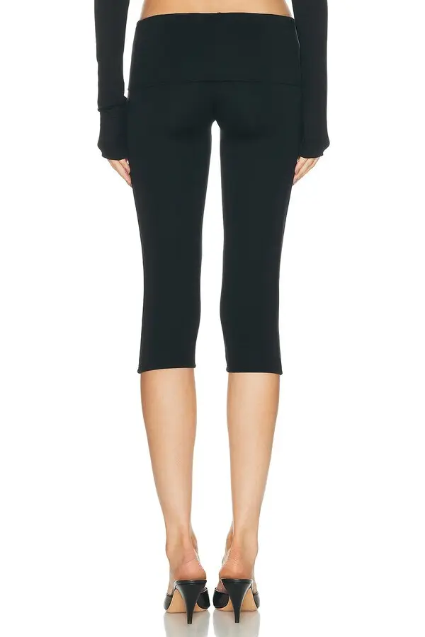 Eterne Foldover Capri Legging