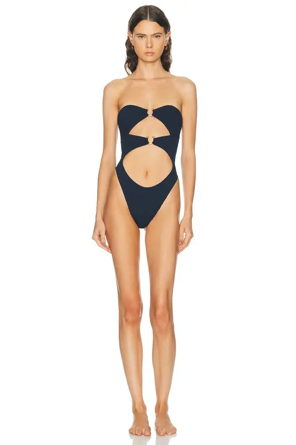 Bond Eye Lark One Piece Swimsuit - Onyx Leopard