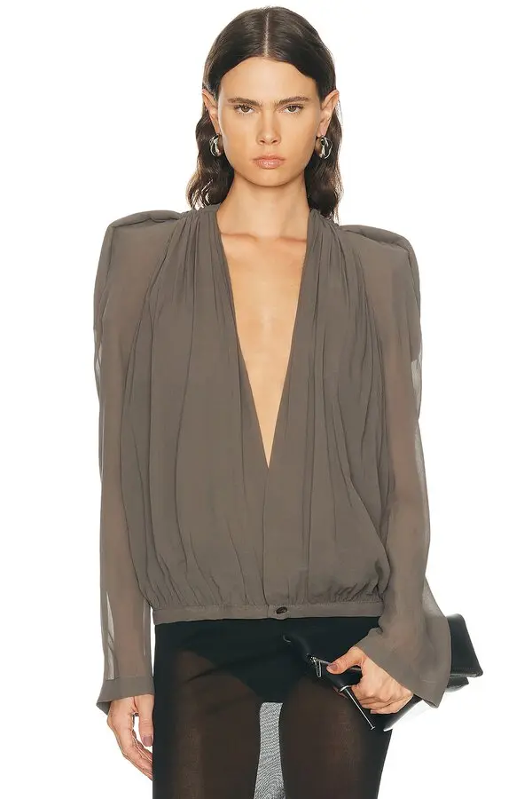Rick Owens Maria Jacket - Dust