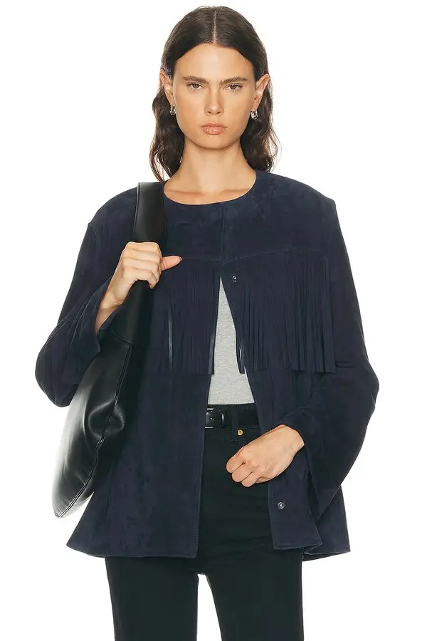 Nour Hammour Marfa Suede Jacket