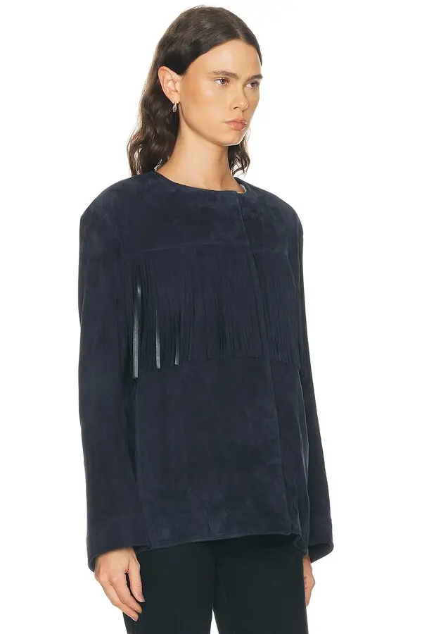 Nour Hammour Marfa Suede Jacket
