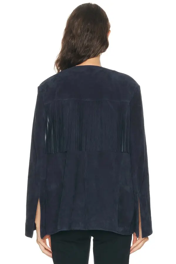 Nour Hammour Marfa Suede Jacket