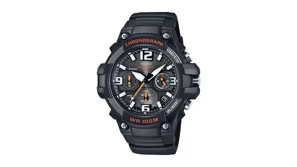 Casio Chronograph Watch With Strap - Rubber