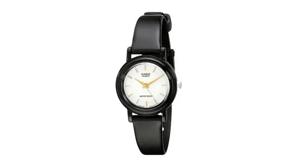 Casio Classic Analog Watch With White Dial - Rubber