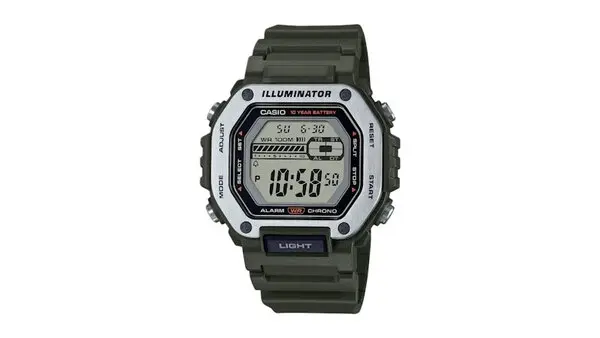 Casio Digital Watch With Band - Rubber