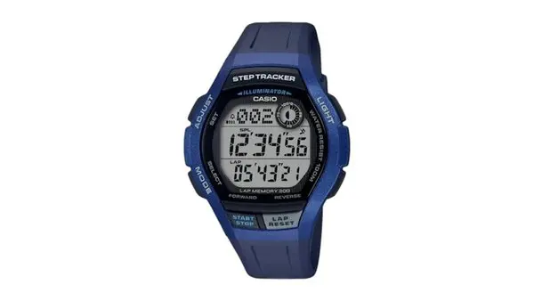 Casio Digital Watch With Blue Band - Rubber
