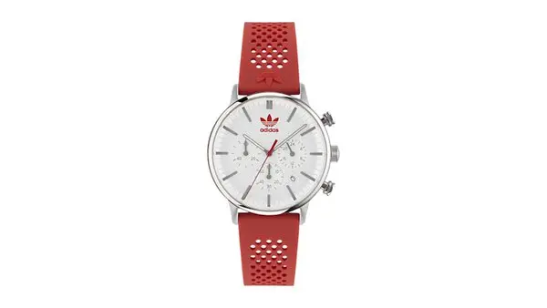 Adidas Chronograph Watch With Silicone Strap - Silicon