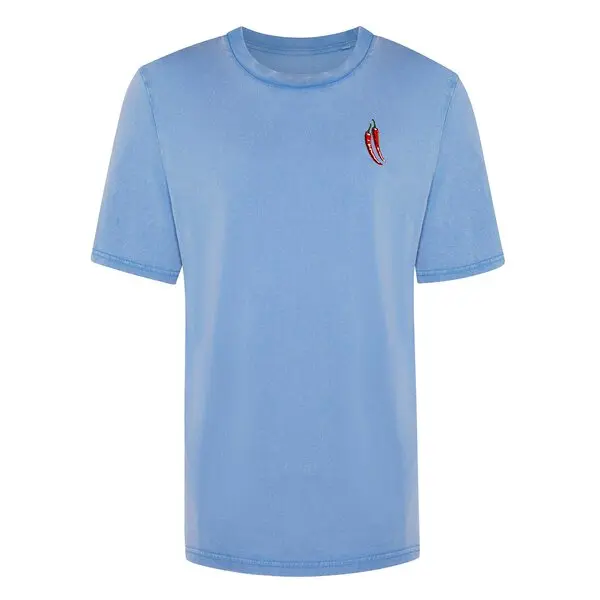 INGMARSON Chilli Embroidered Organic Cotton T-shirt