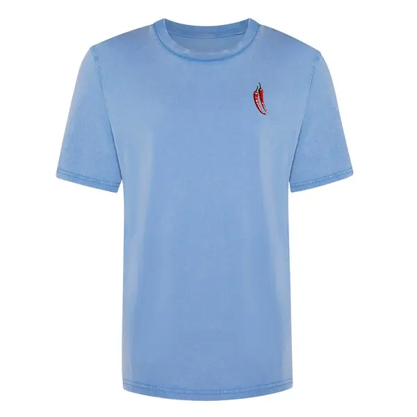 INGMARSON Chilli Embroidered Organic Cotton T-shirt