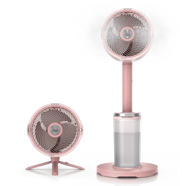SHARK Flexbreeze Pro Mist Indoor & Outdoor Fan - Blush