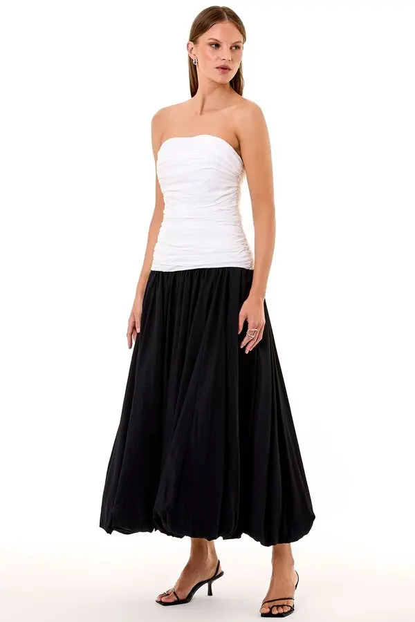 NICHOLAS Despina Dress - Ivory/black