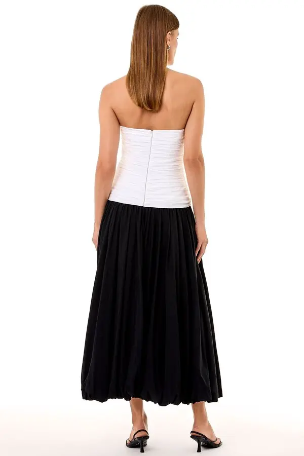 NICHOLAS Despina Dress - Ivory/black