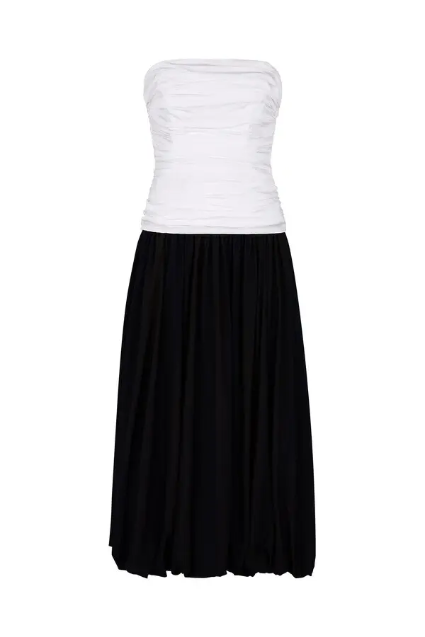 NICHOLAS Despina Dress - Ivory/black
