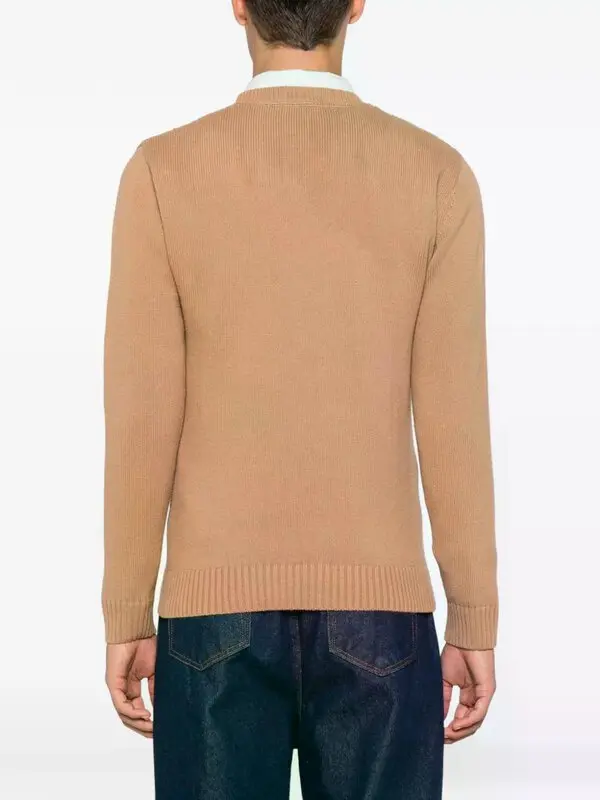 KA WA KEY V-neck Diamond Sweater