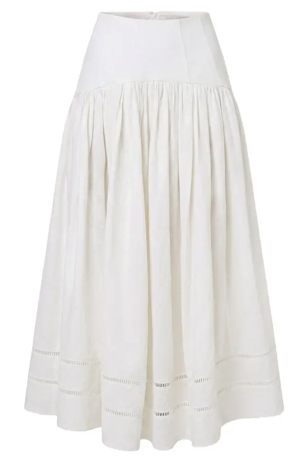 NICHOLAS Elin Skirt - Ivory