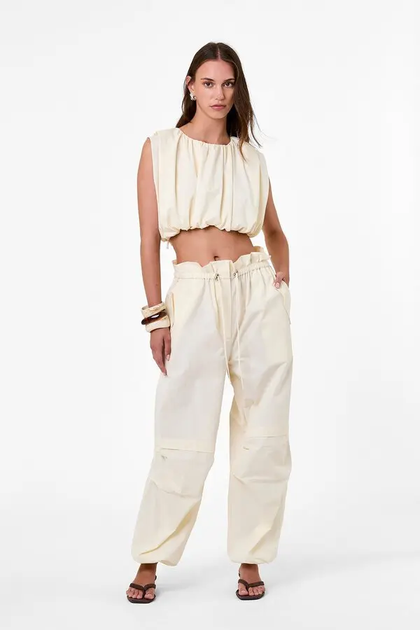 NICHOLAS Aila Top - Chalk