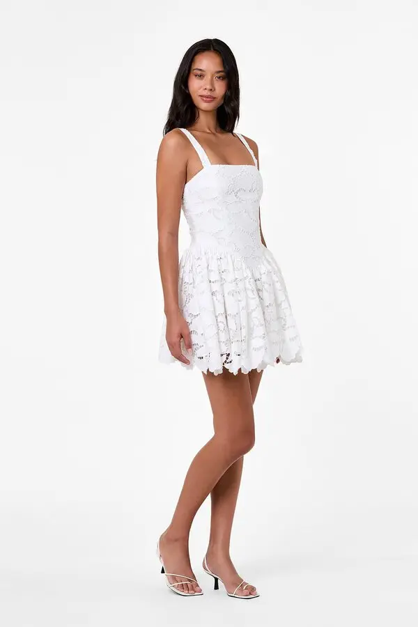 NICHOLAS Vittoria Lace Mini Dress