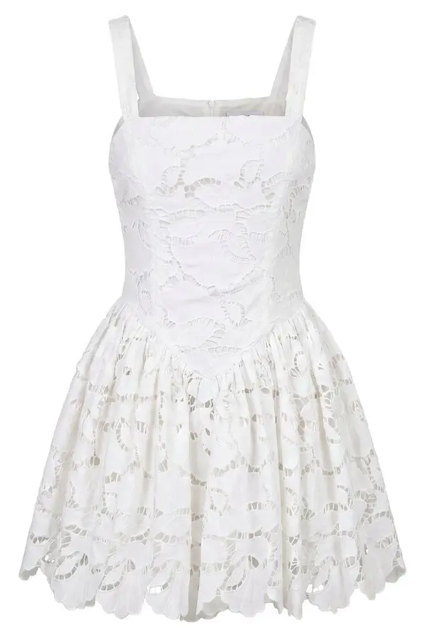 NICHOLAS Vittoria Lace Mini Dress