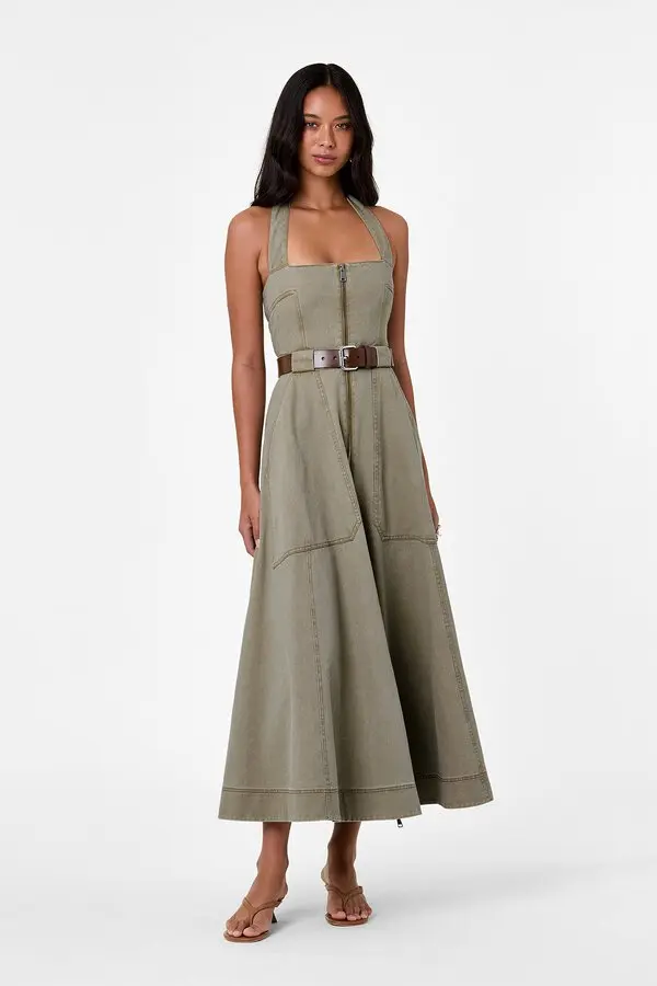 NICHOLAS Anastasia Dress - Sage
