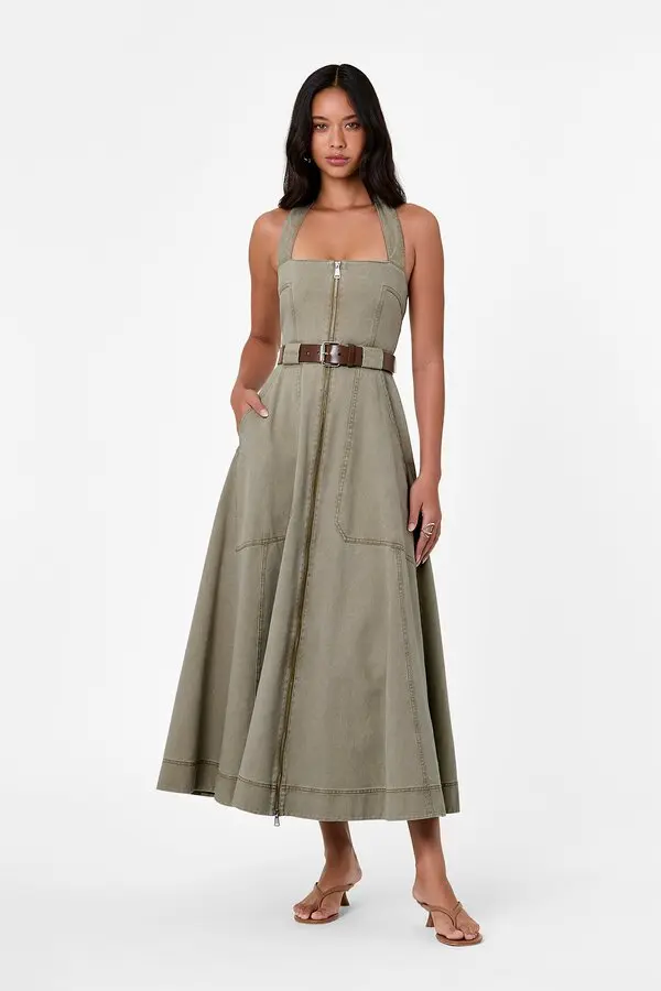 NICHOLAS Anastasia Dress - Sage