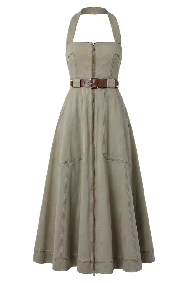 NICHOLAS Anastasia Dress - Sage