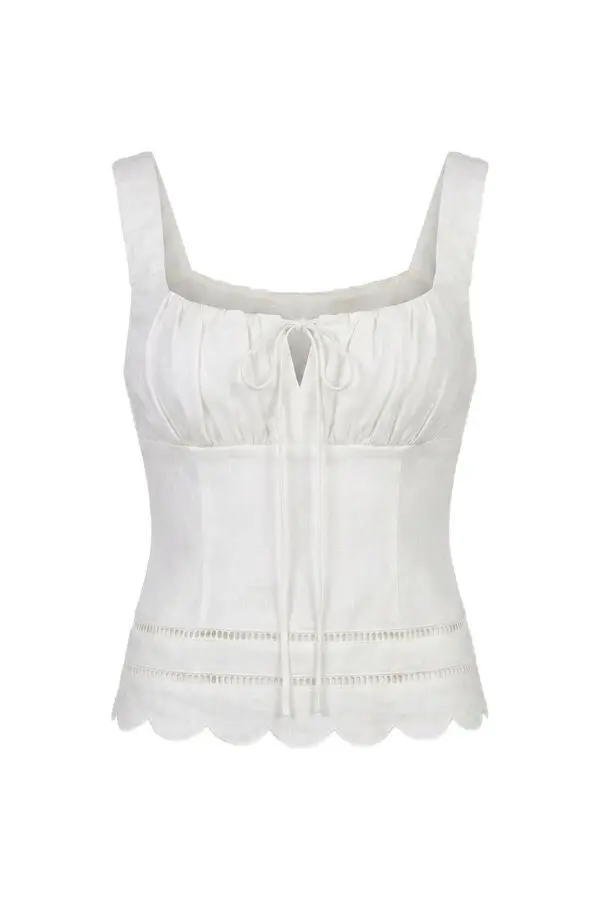 NICHOLAS Ebba Top - Ivory