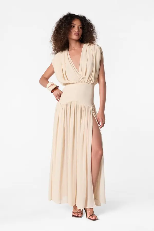NICHOLAS Giana Dress - Ecru