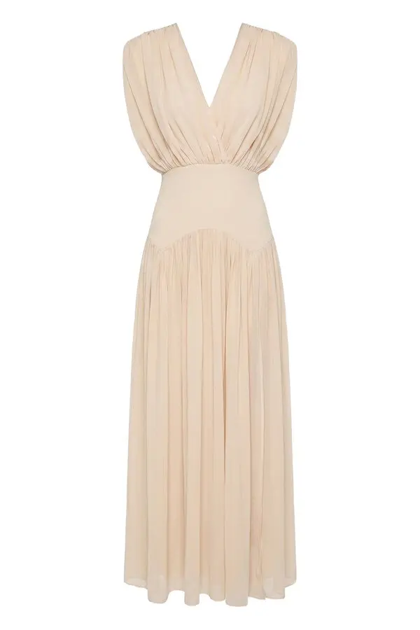 NICHOLAS Giana Dress - Ecru