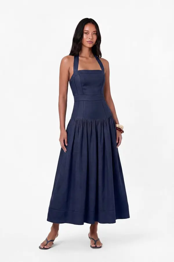 NICHOLAS Vivianne Dress - Midnight