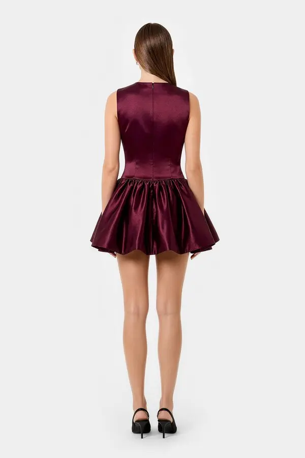 NICHOLAS Karina Dress - Blackberry