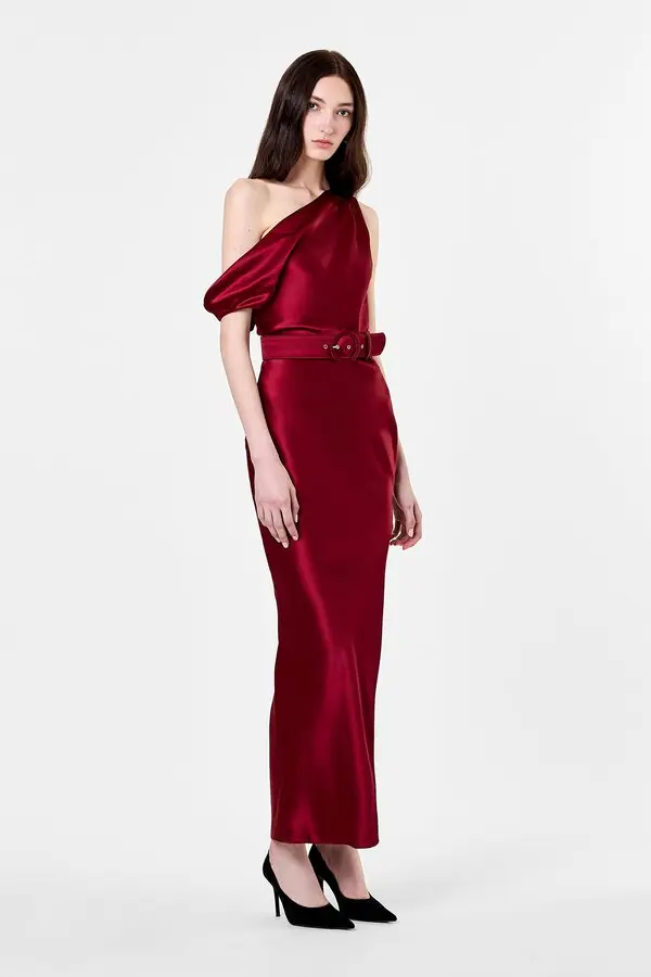 NICHOLAS The Ertha Dress By - Plum